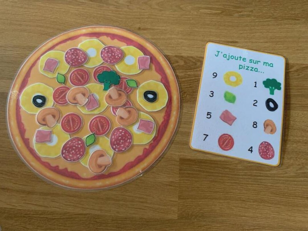 Learn to Count While Creating Your Pizza - Etsy