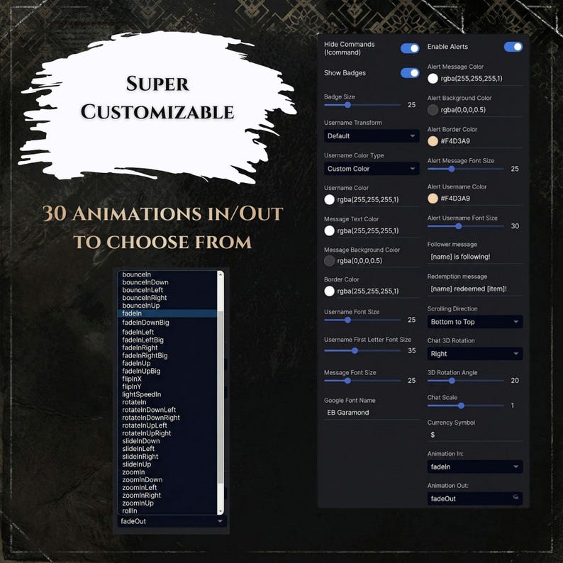 Twitch Chat Widget With Avatars | Event List | Expedition | 33 ...