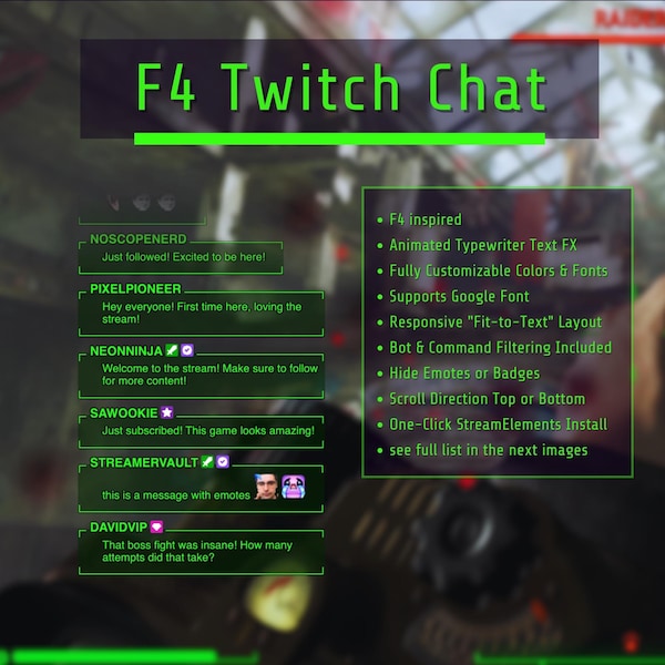 Fallout Stream Overlay - Etsy