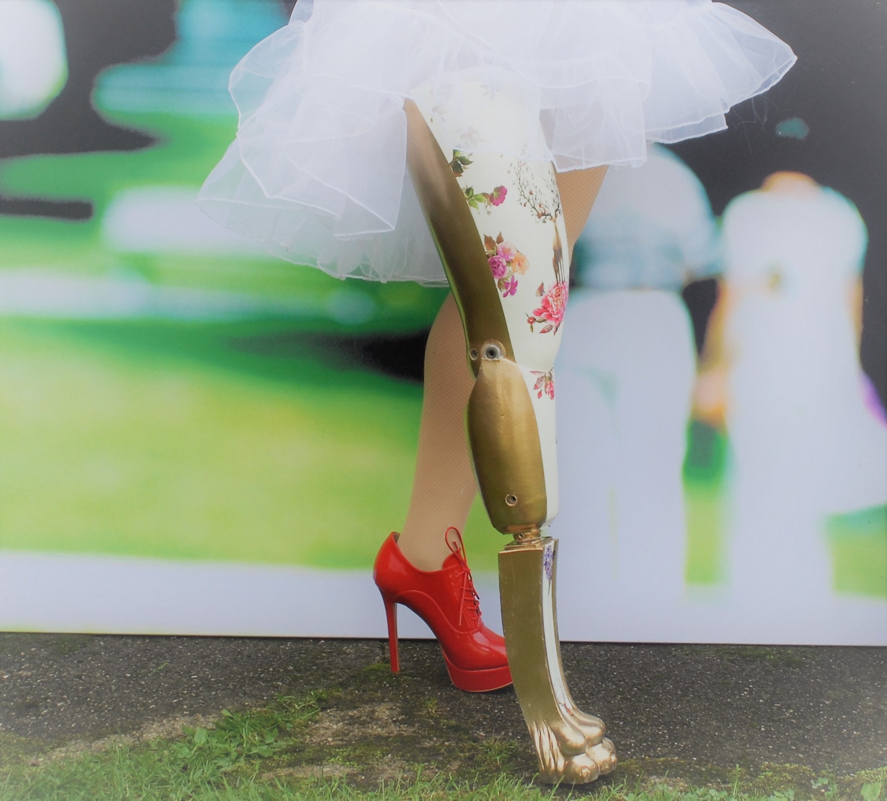 Steampunk Prosthetic Leg