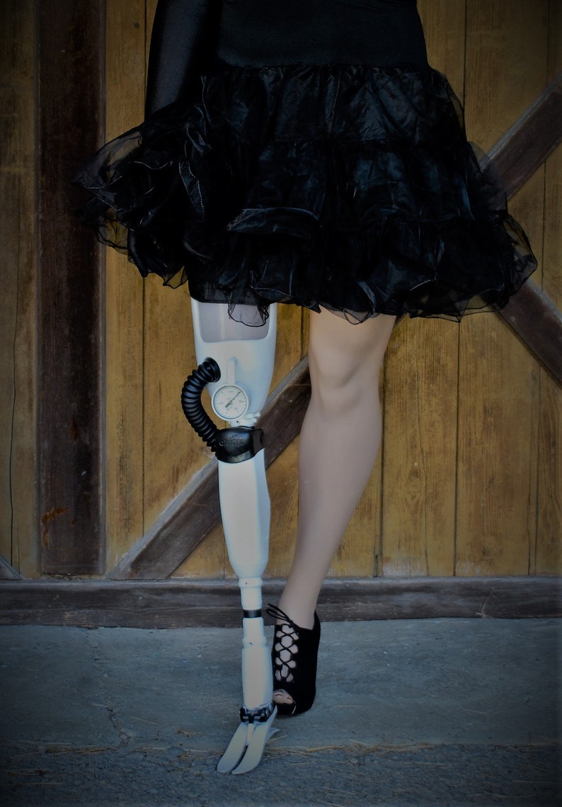 Unique SCI-FI STEAMPUNK Space Style Womens Prosthetic Leg Above Knee ...