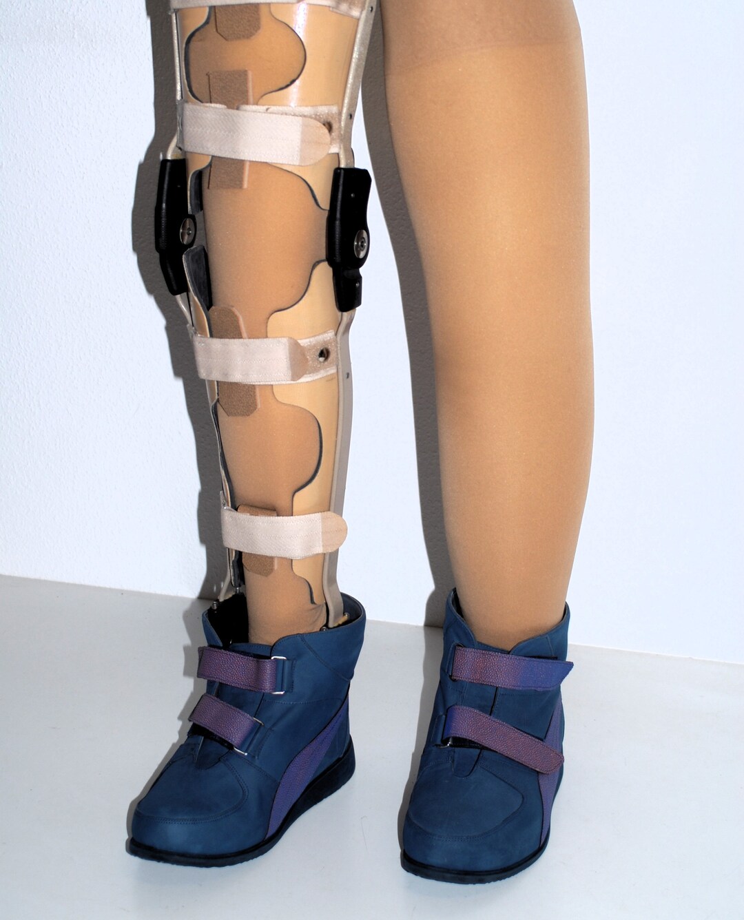 Rare Small Womens Unisex Metal Carbon Resin Kafo Polio Leg Etsy