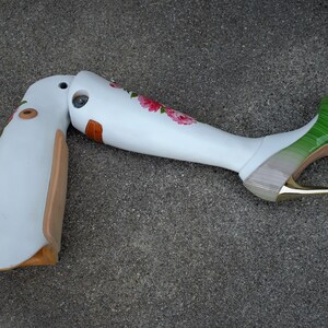 Beautiful German High Heel Flower Alternative Wedding Wooden Leg ...