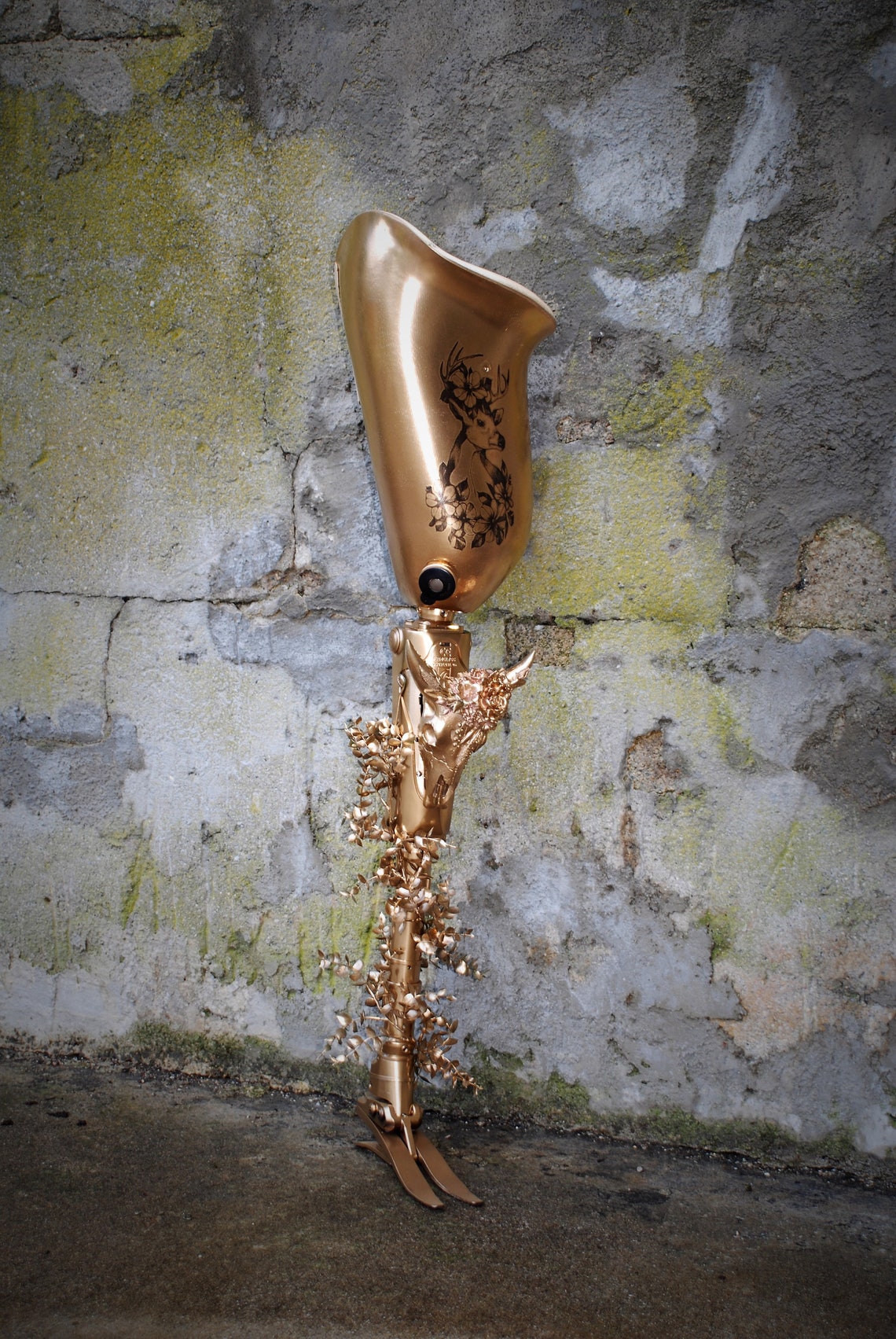 Unique STEAMPUNK Gothic Womens Prosthetic Leg Above Knee - Etsy