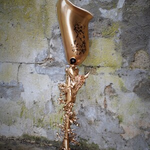 Unique STEAMPUNK Gothic Womens Prosthetic Leg Above Knee Amputee ...