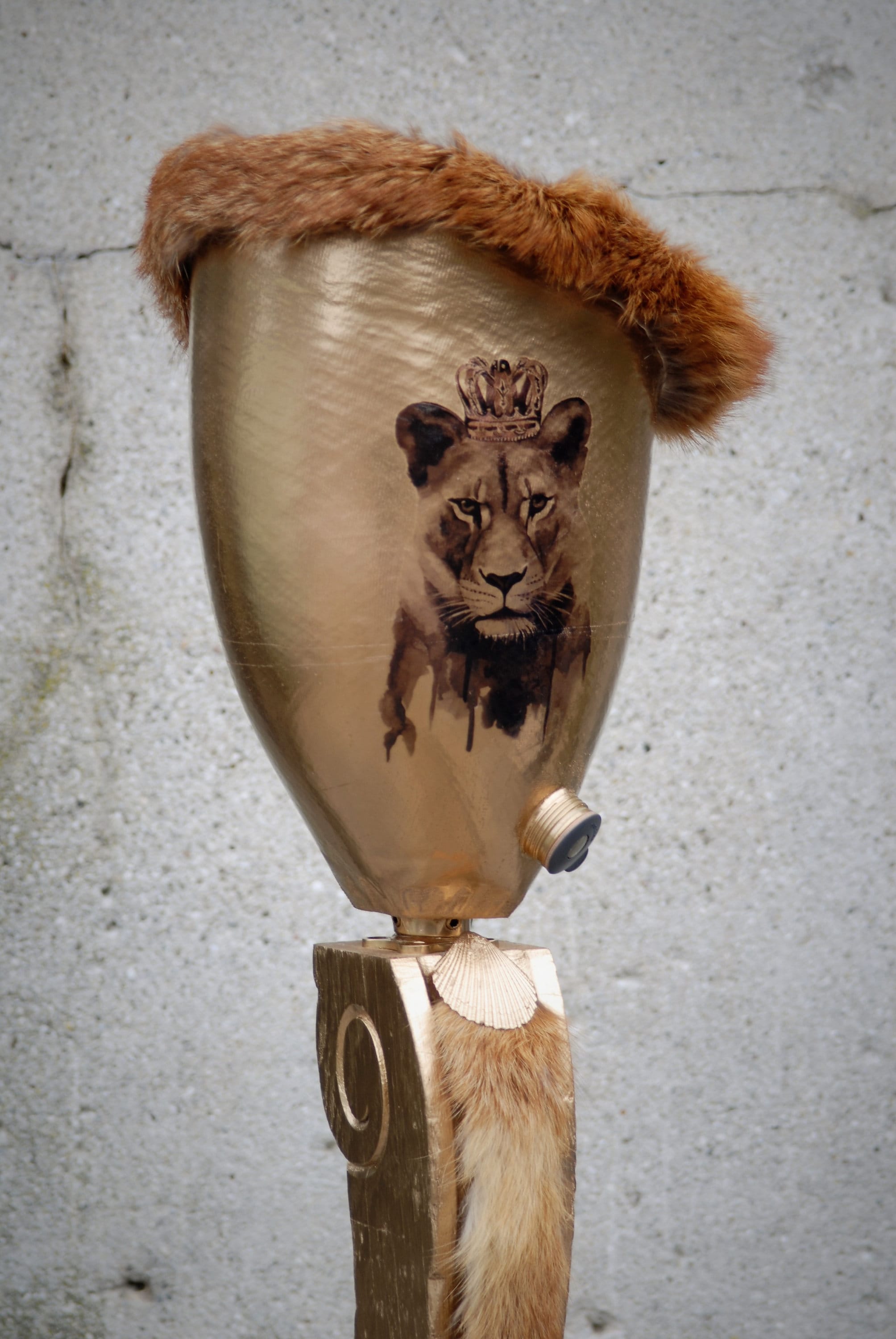 Extraordinary Rare Womens Romantic "miss Lionheart" Pegleg Prosthetic ...