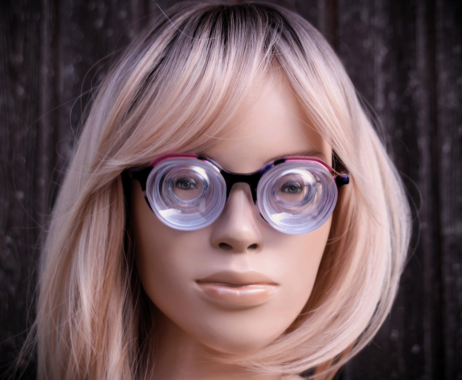 Steampunk Rare Very Strong Myopic Womens Eyeglasses Roleplay Collectors ...