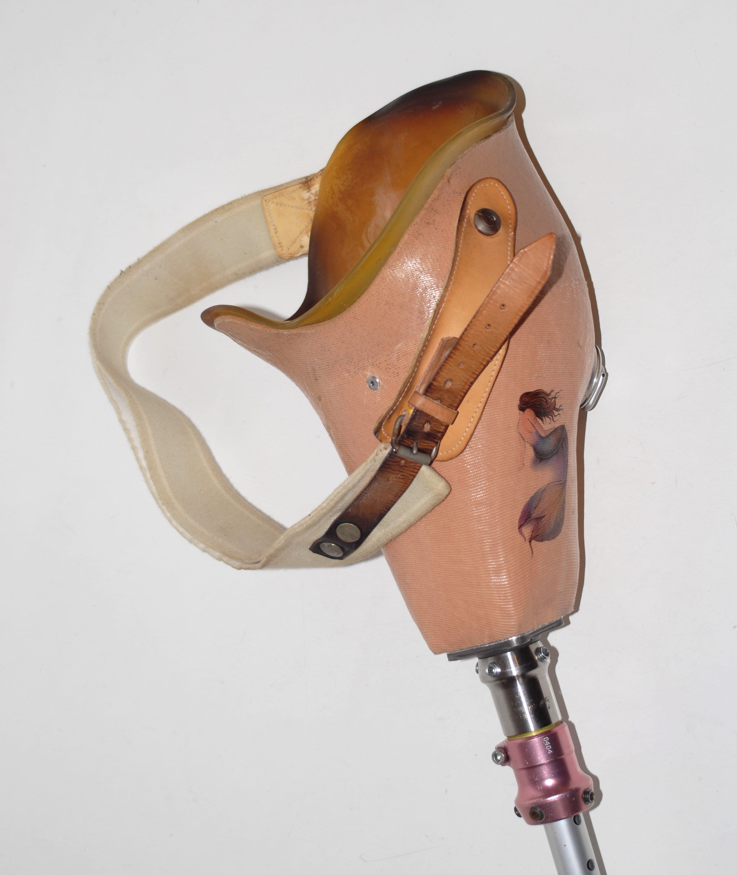 Hot Left German Womens Pegleg Peg Leg Home Prosthetic Leg Above Knee