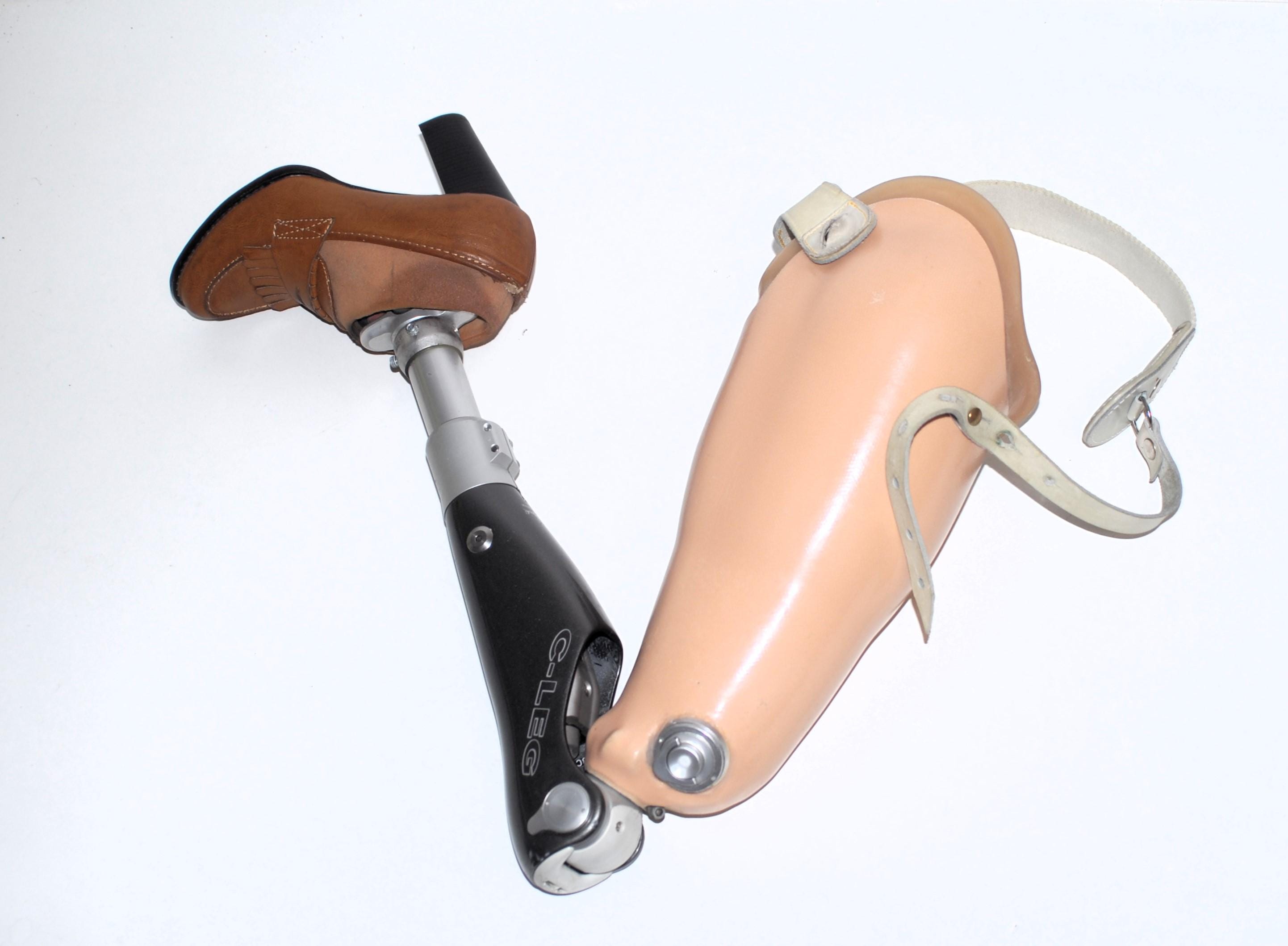 Rare German High Heel Prosthetic Leg Right Above Knee Amputee ...