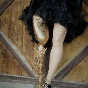 Unique STEAMPUNK Gothic Womens Prosthetic Leg Above Knee Amputee ...