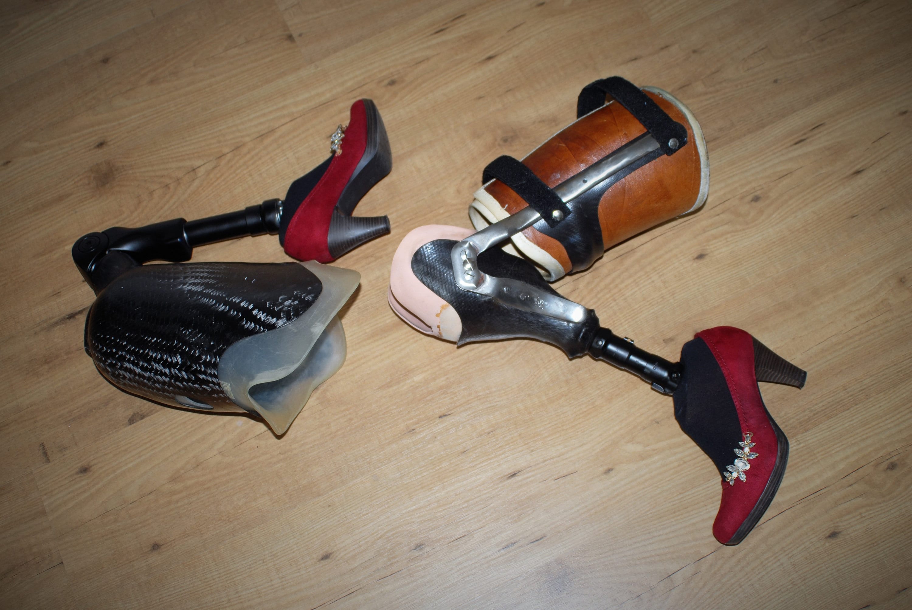 Vintage Rare Pair of Womens Prosthetic Leg Double Leg Amputee High ...