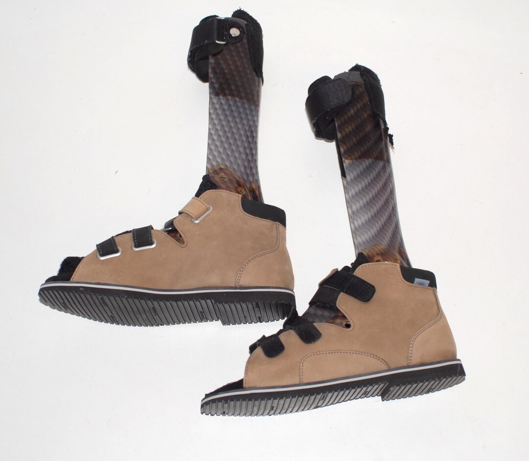Rare Pair Small Leg Braces AFO Callipers With Orthopedic Shoes ...