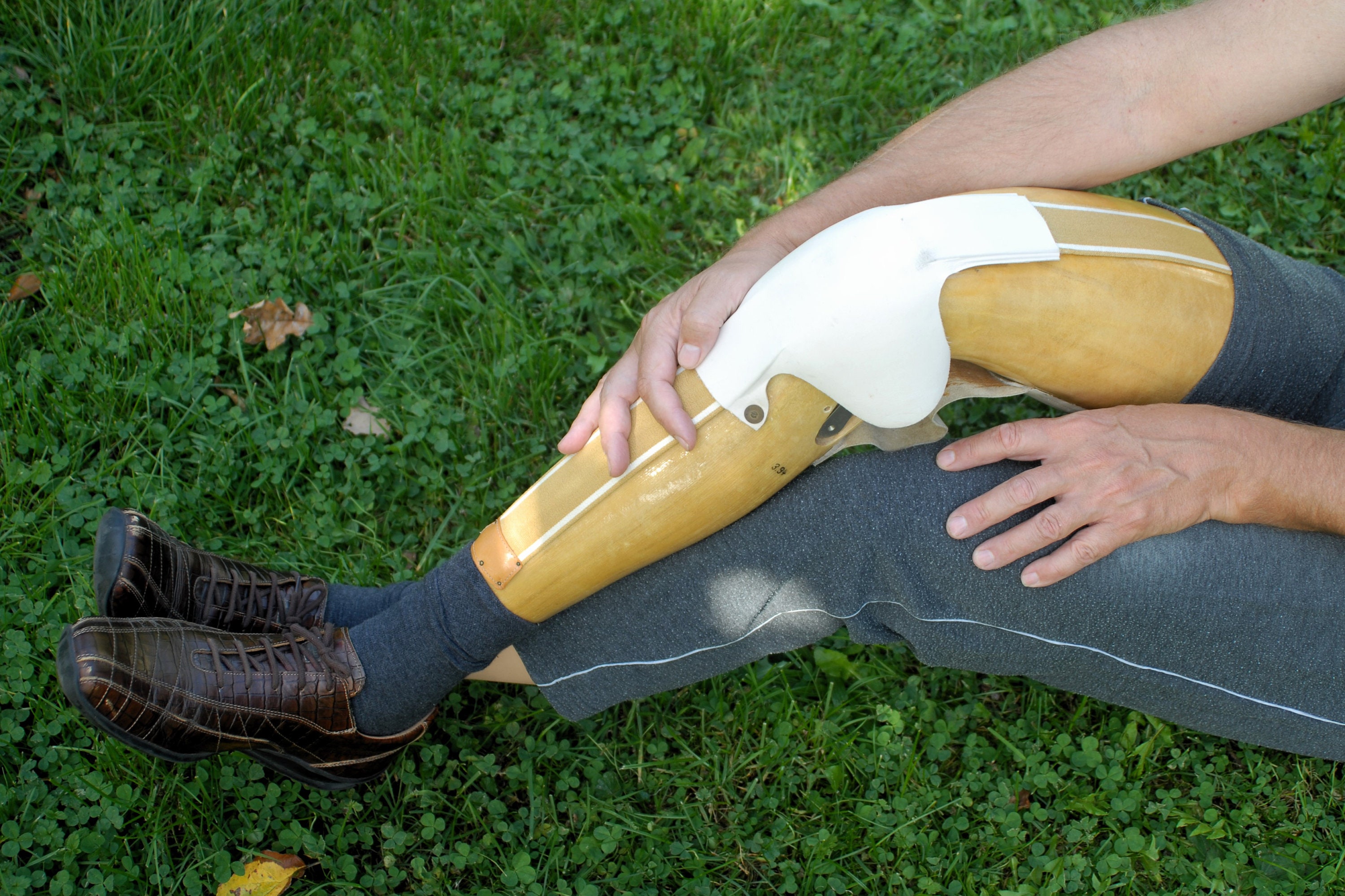 Very Nice Right German Mens Wooden Leg Prosthetic Leg Above Knee ...