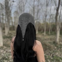 Fantasy Jewelry Chainmaille Headdress | Elfcore | Knightcore | Renfaire ...