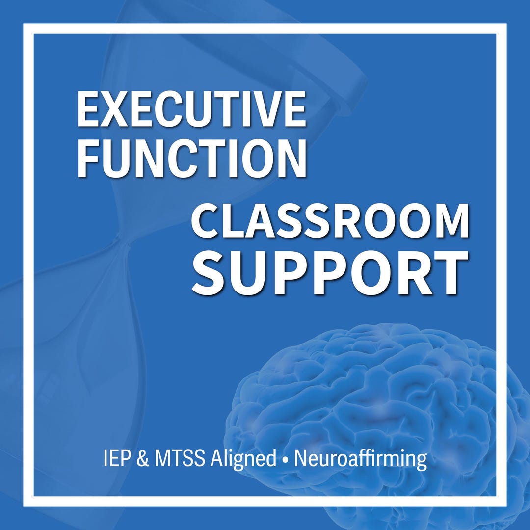 Executive Function Classroom Support Pack | Low-demand EF Supports for ...