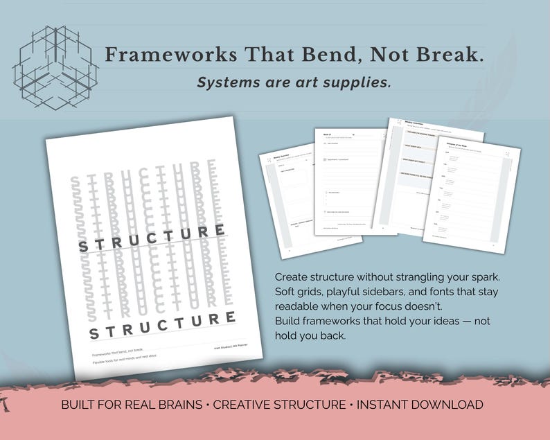 Neurodivergent Planner | ADHD Autism Executive Function Organizer ...