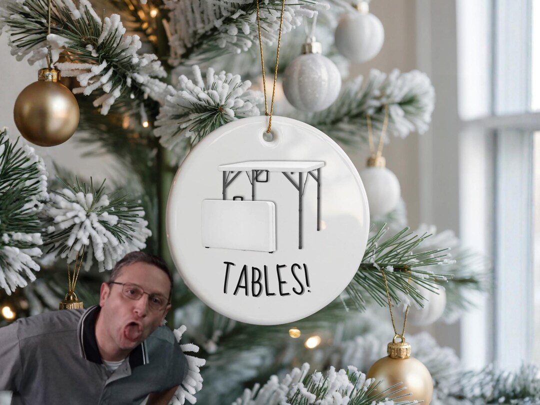 I Think You Should Leave Tables! Ornament | Drivers Ed Sketch Ceramic ...