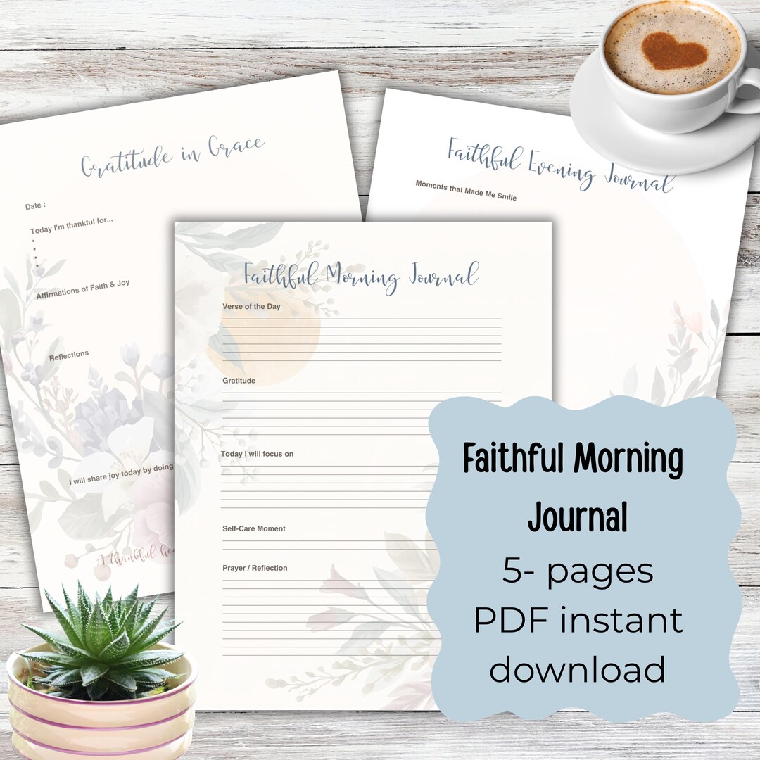 Faithful Morning Daily Scripture, Prayer (digital Download) | Daily ...