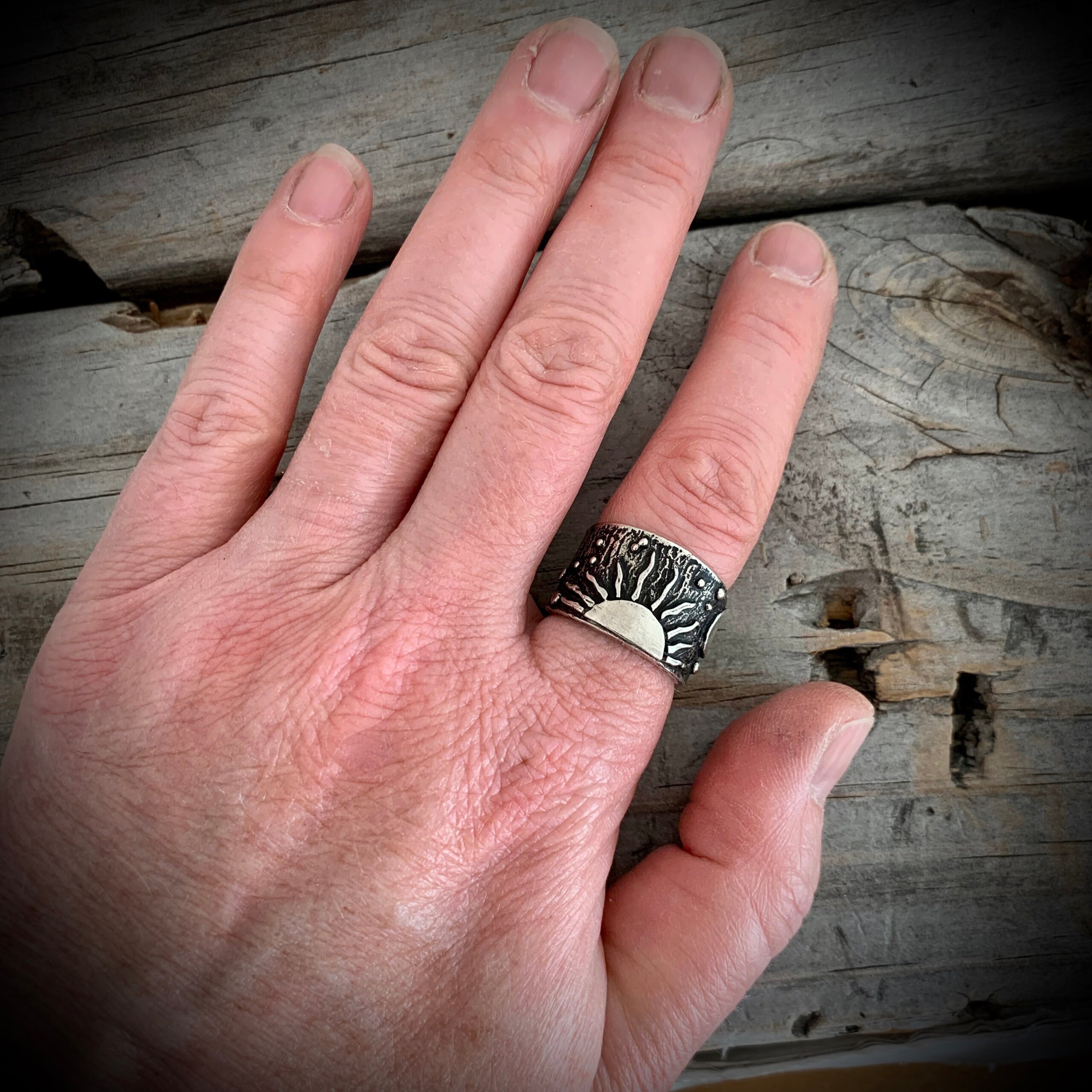 Sun Moon Stars Ring - Etsy