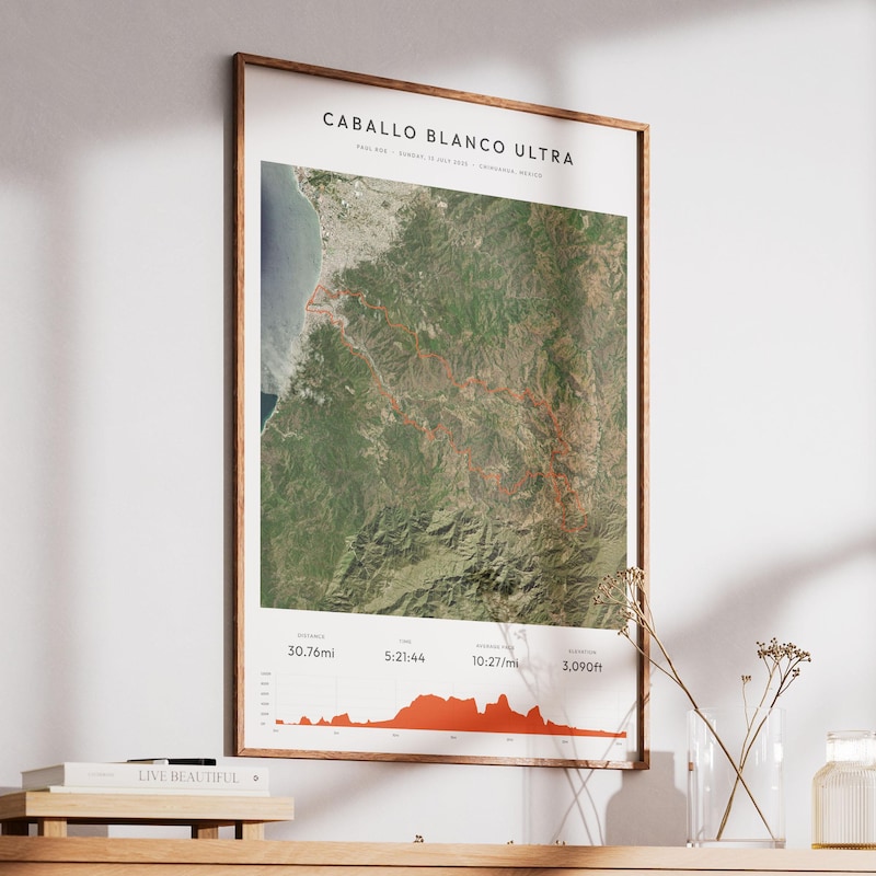 Strava Framed - Etsy