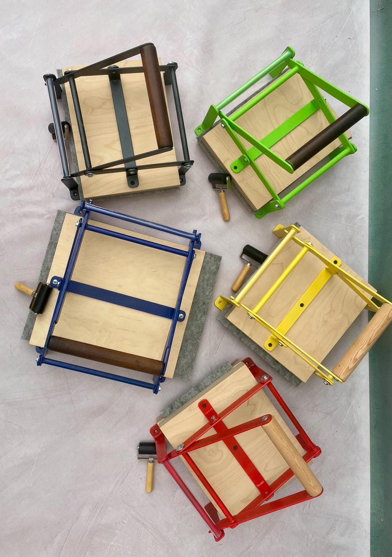 Hand Lino Printing Press A3/A4/A5, With Roller & Felt - Etsy