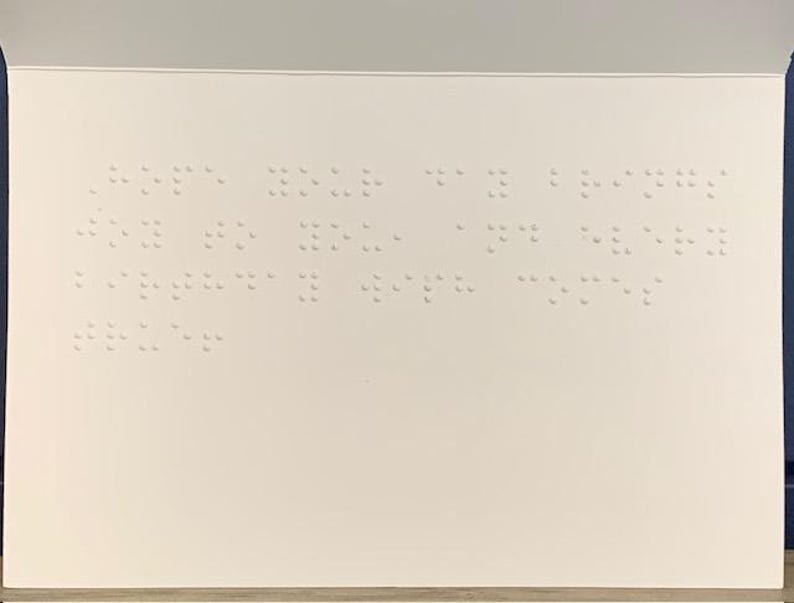 Braille Birthday Card - Etsy