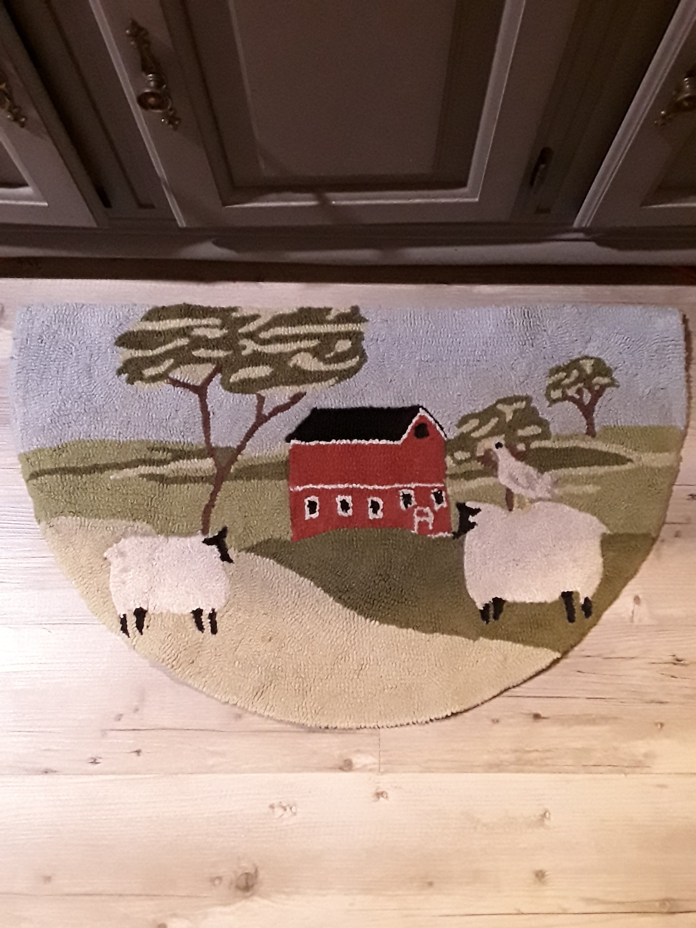 Primitive Country Rug - Etsy