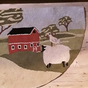 Primitive Country Rug - Etsy