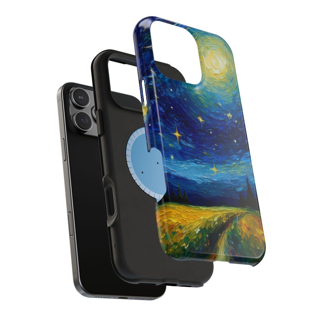 Starry Night Magsafe iPhone Case, Impact-resistant Phone Cover - Etsy