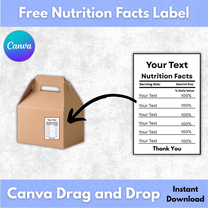 Gable Box Label Template Bundle, Party Favors DIY, Gable Box Svg, Canva ...