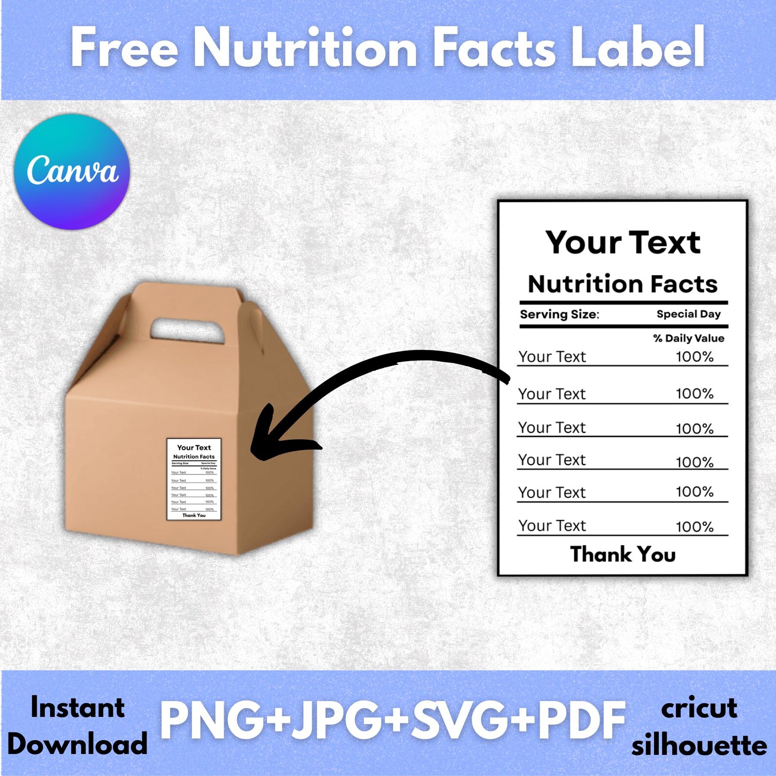 Gable Box Label Template Bundle, Party Favors DIY, Gable Box Svg, Canva ...