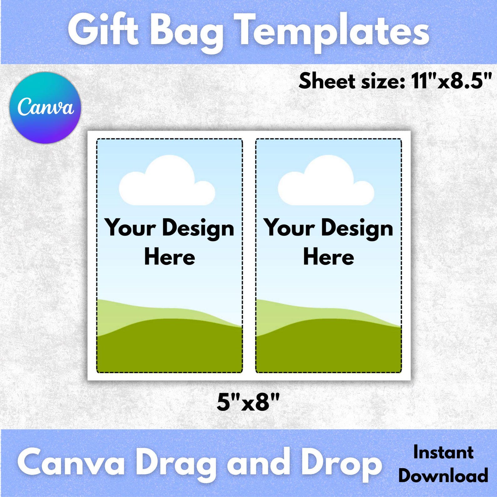 Gift Bag Label Template, Gift Bag Label, Birthday Gift Bag, Party Paper ...