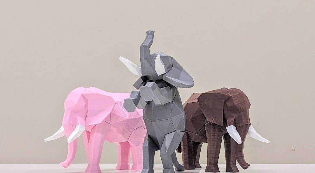 3D Printed Magnetic Elephant Puzzle - Etsy