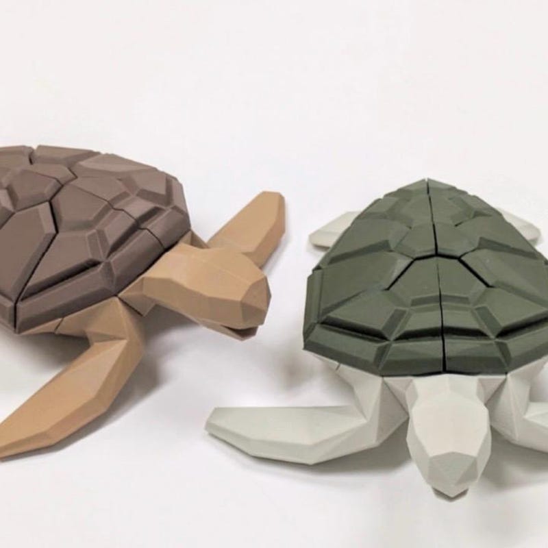 Turtle Puzzle - Etsy