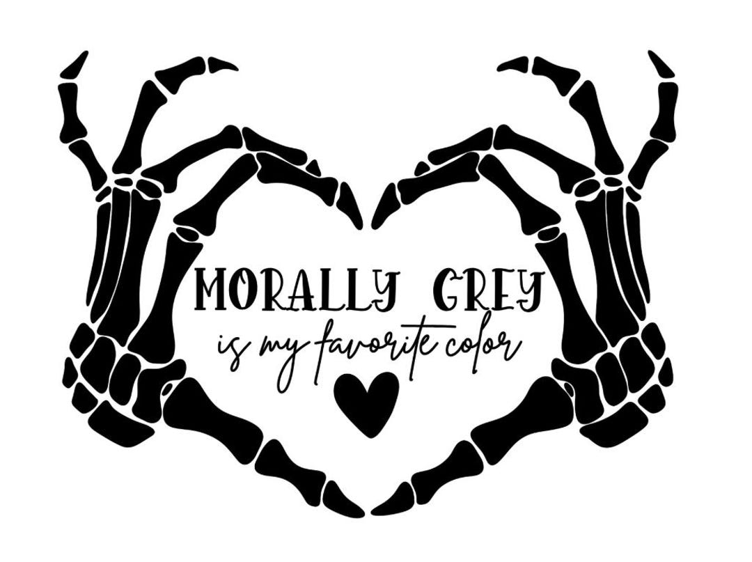 Morally Grey is My Favorite Color PNG Digital Downloads - Etsy