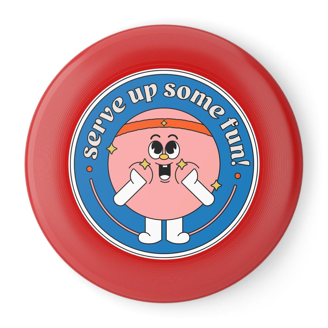 Serve up Some Fun Smiley Face Disc Frisbee | Playful Sport Toy - Etsy