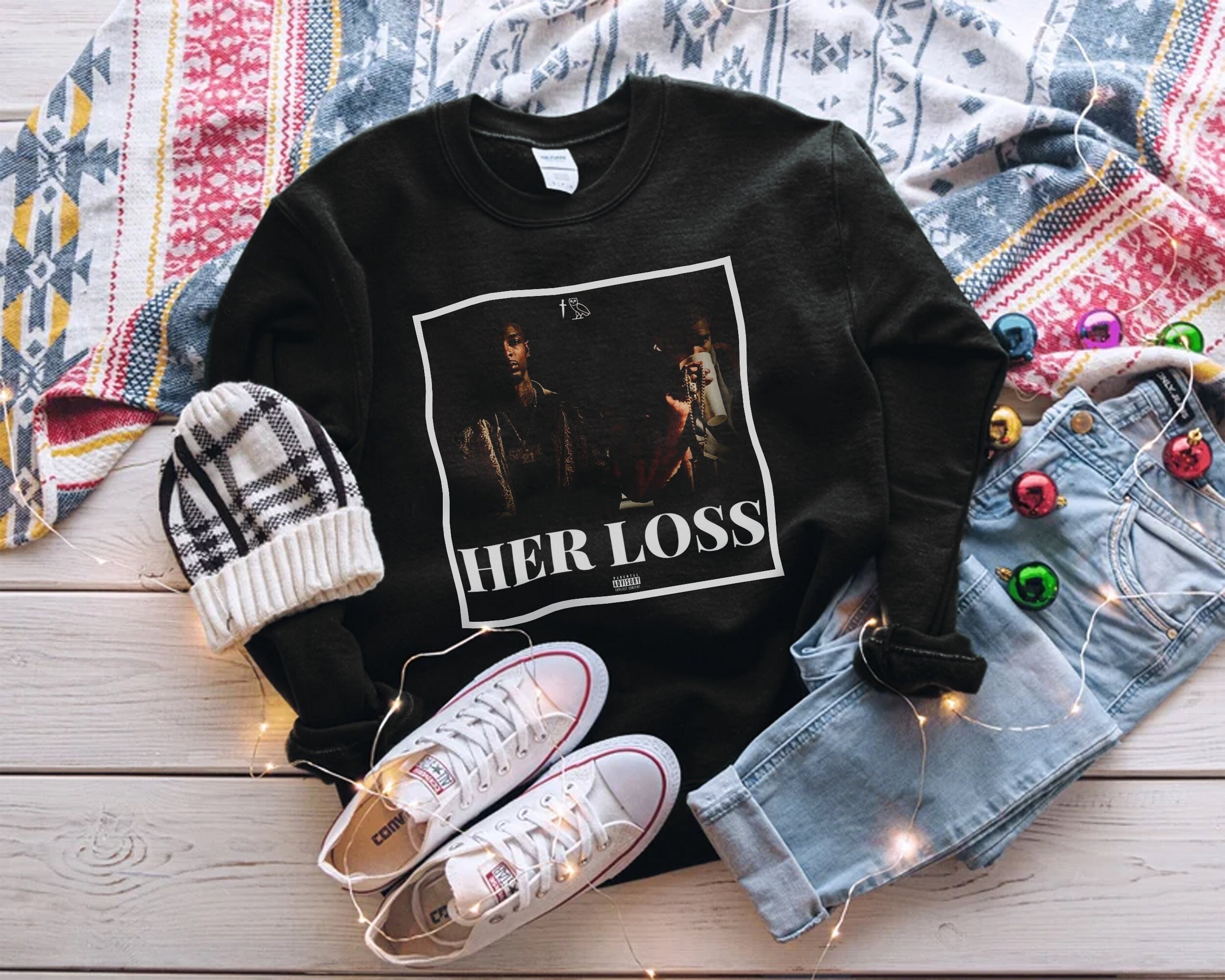 Drakes Rapper Tour 2022 Concert Gift For Fans | He-r Album Sweatshirt ...