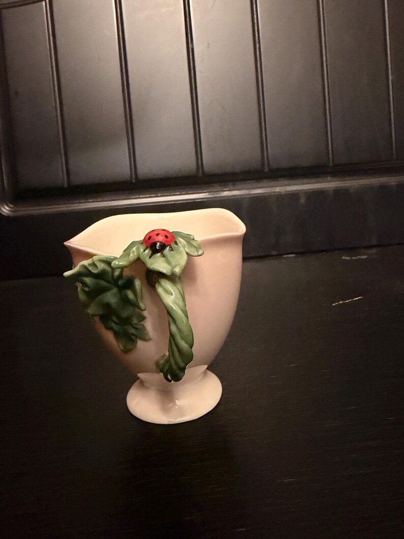 Ladybug Teacup and Saucer Set W/spoon - Etsy