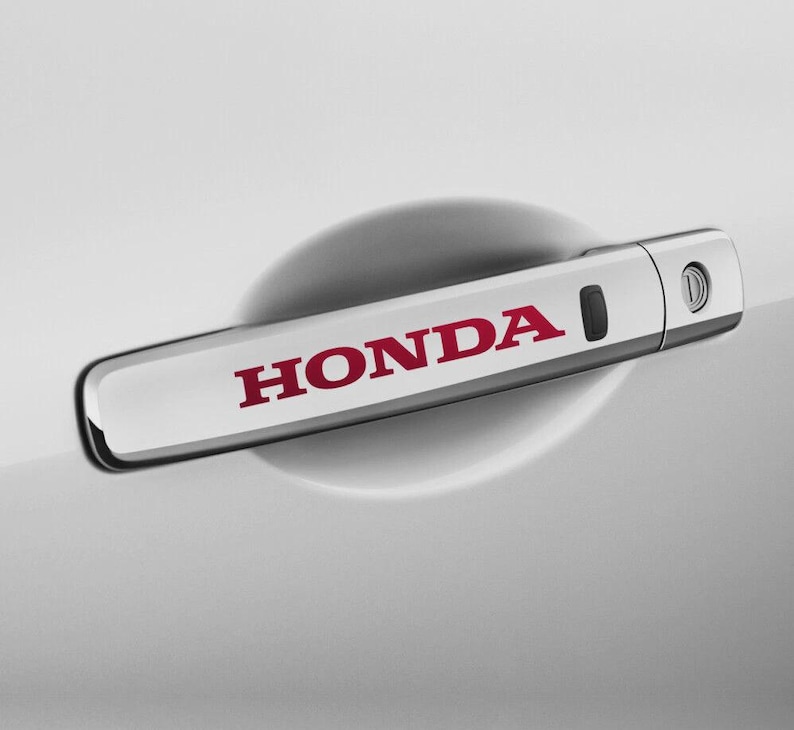 4x Honda 5-inch Car Decals – Door Handle & Multi-use Vinyl Stickers - Etsy