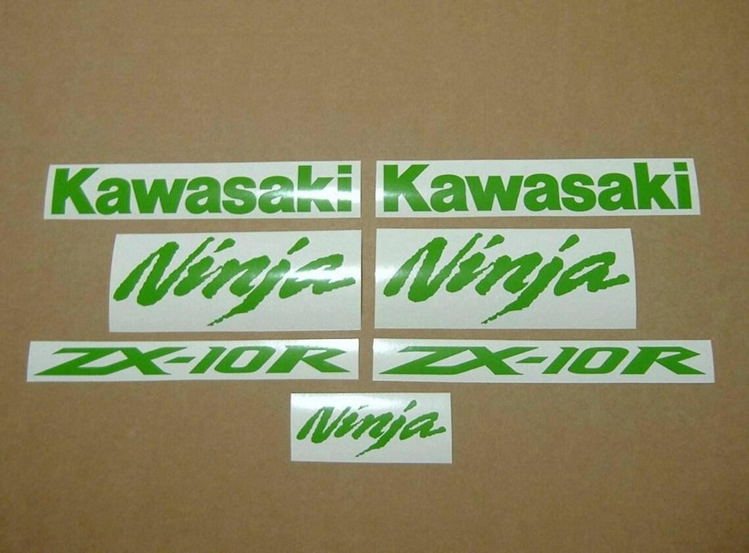 Ninja ZX6R & ZX10R Carbon Decal Kit – Custom Vinyl Sticker Set - Etsy