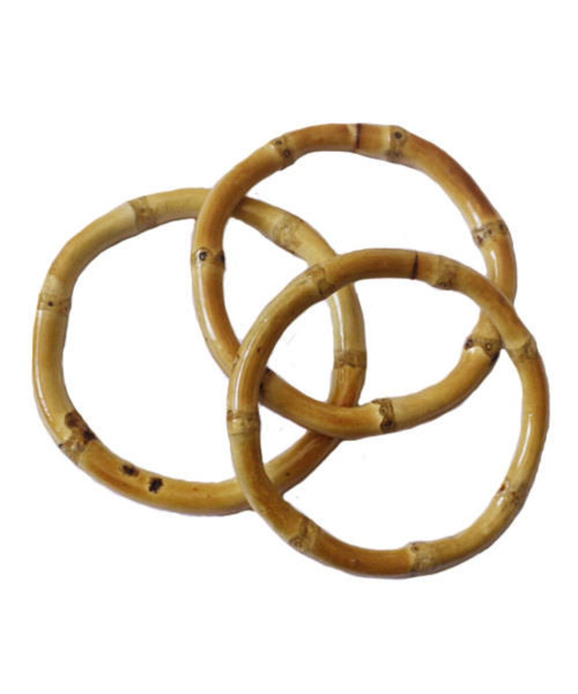 Pack of 3 Round Bamboo Bangles - Original - Etsy
