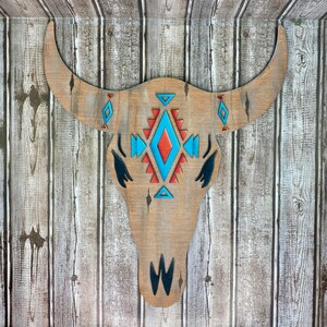 Aztec Bull / Aztec Bull Wall Sign SVG/ LASER Cut/ Digital/western Wall ...