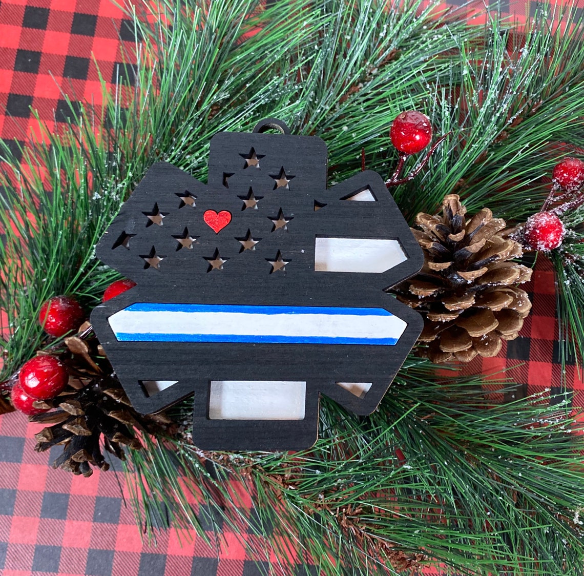SVG LASER Cut DIGITAL First Responder Ornaments ***updated to Include ...
