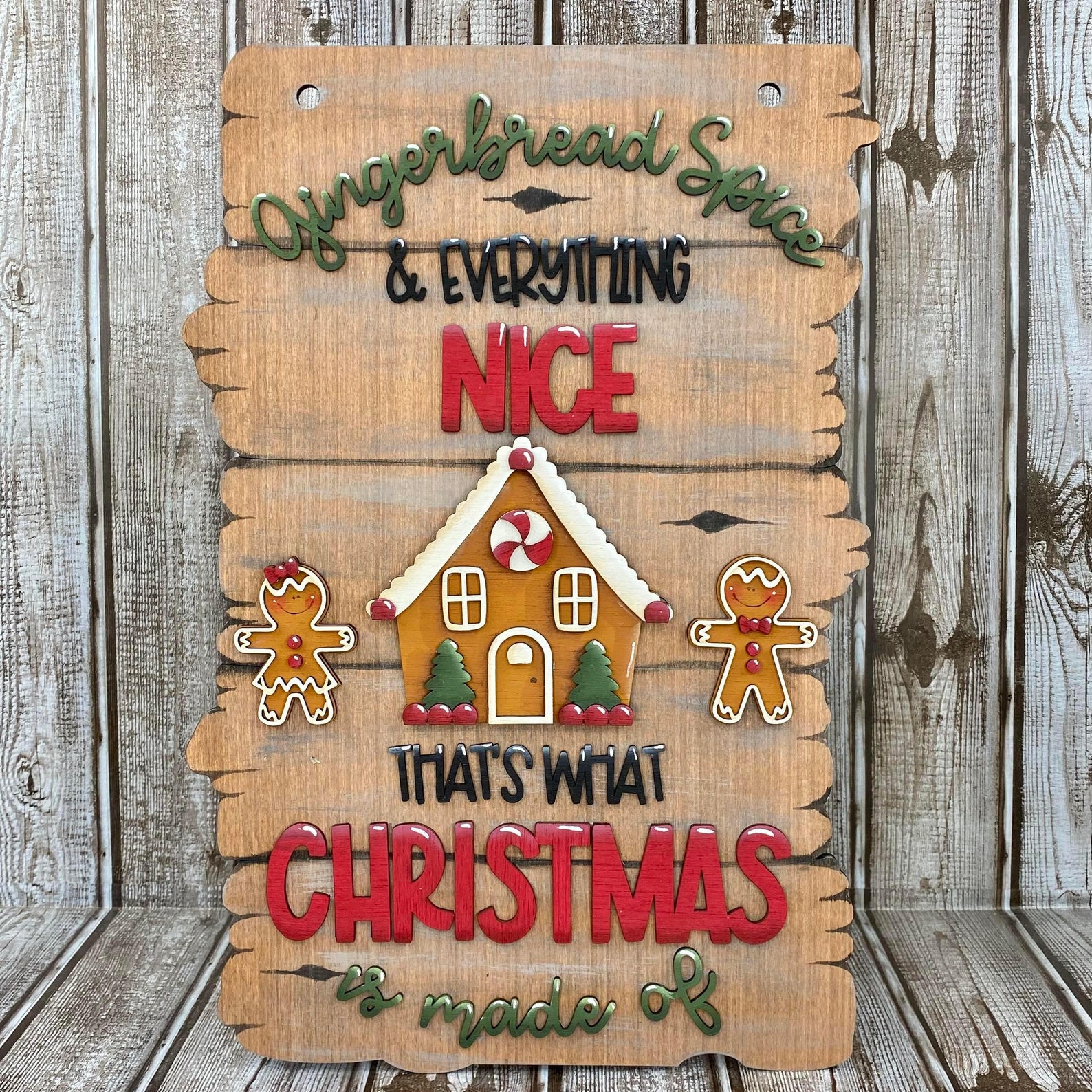 SVG/ LASER Cut/ Digital/gingerbread Welcome Sign/christmas - Etsy