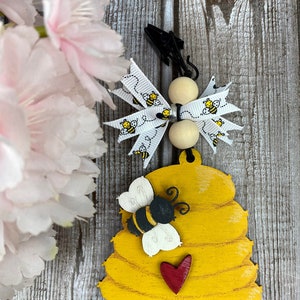 Bee Gnome and Skep Car Charm/car Diffuser/air Freshener/vent Clip/svg ...