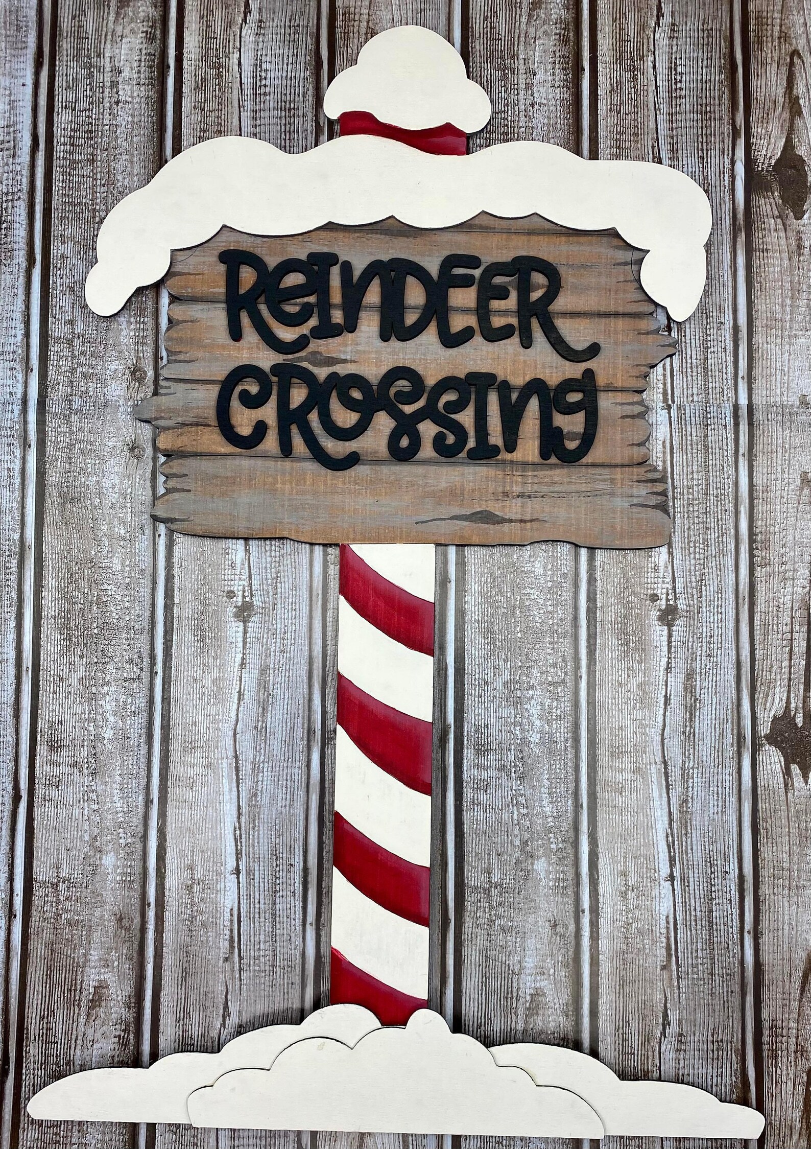 SVG/ LASER Cut /DIGITAL File/rustic Candy Cane Post - Etsy