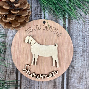 And God Created A Showman Horned Doe Ornament SVG/LASER Cut/digital ...