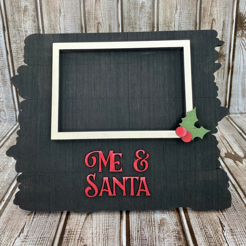 SVG/ LASER Cut/ Digital/4x6 Christmas Photo Frame/christmas - Etsy