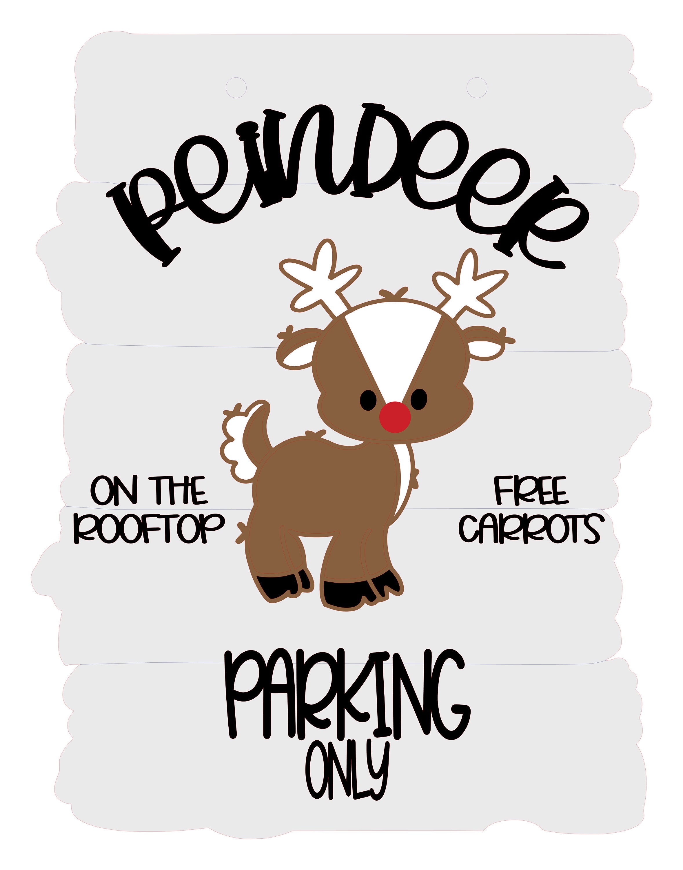 SVG/ LASER Cut/ Digital/reindeer Sign/christmas Sign/christmas - Etsy