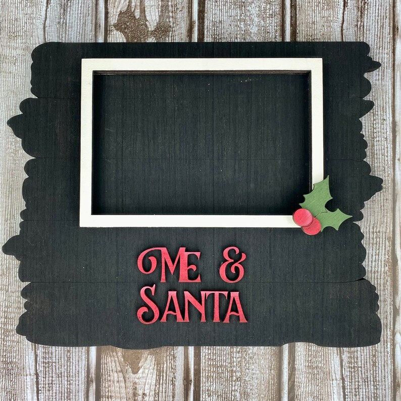 SVG/ LASER Cut/ Digital/4x6 Christmas Photo Frame/christmas - Etsy